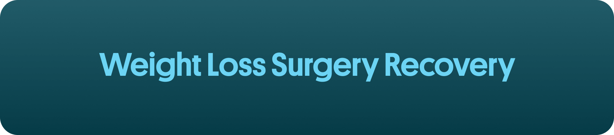 Weight Loss Surgery Recovery Healthscope Corporate